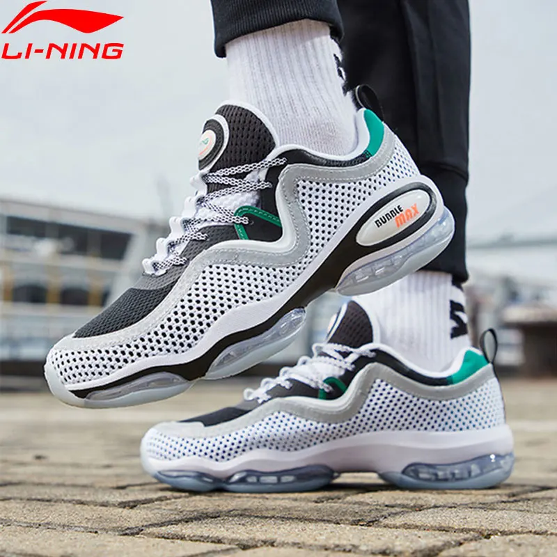 Collection Li-Ning Men BUBBLE MAX II Lifestyle Shoes Air Cushion Retro ...