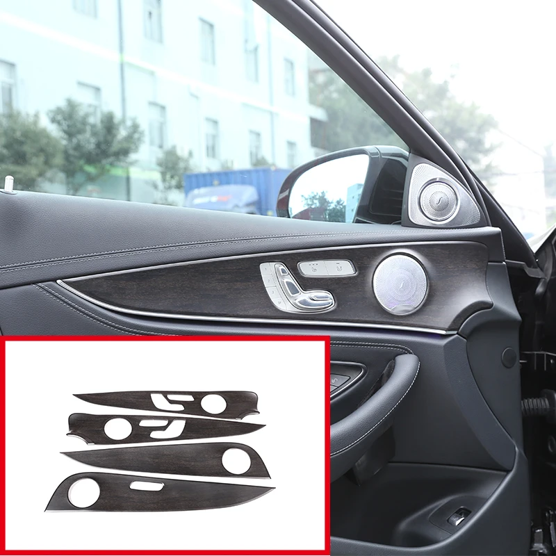 For Mercedes Benz E Class W213 E200 E300 Oak Wood Grain ABS Interior ...