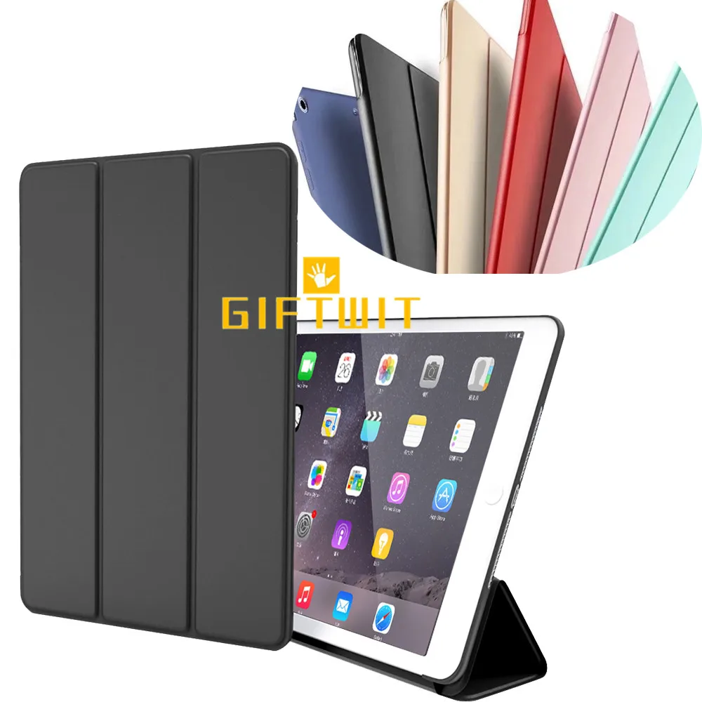 Tri fold Case For iPad 2/3/4, PU Leather Front Cover Ultra thin ...