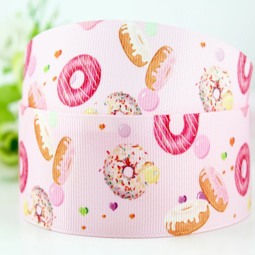 グログランリボン,漫画プリント,20ヤード,ピンク,クリスマスデコレーション,38mm,diyリボン,ファブリックリボン|printed ...