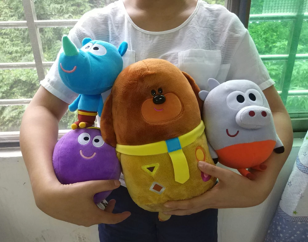 set of 4 Hey Duggee Woof Duggee Betty Tag Roly Stuffed plush toy doll ...