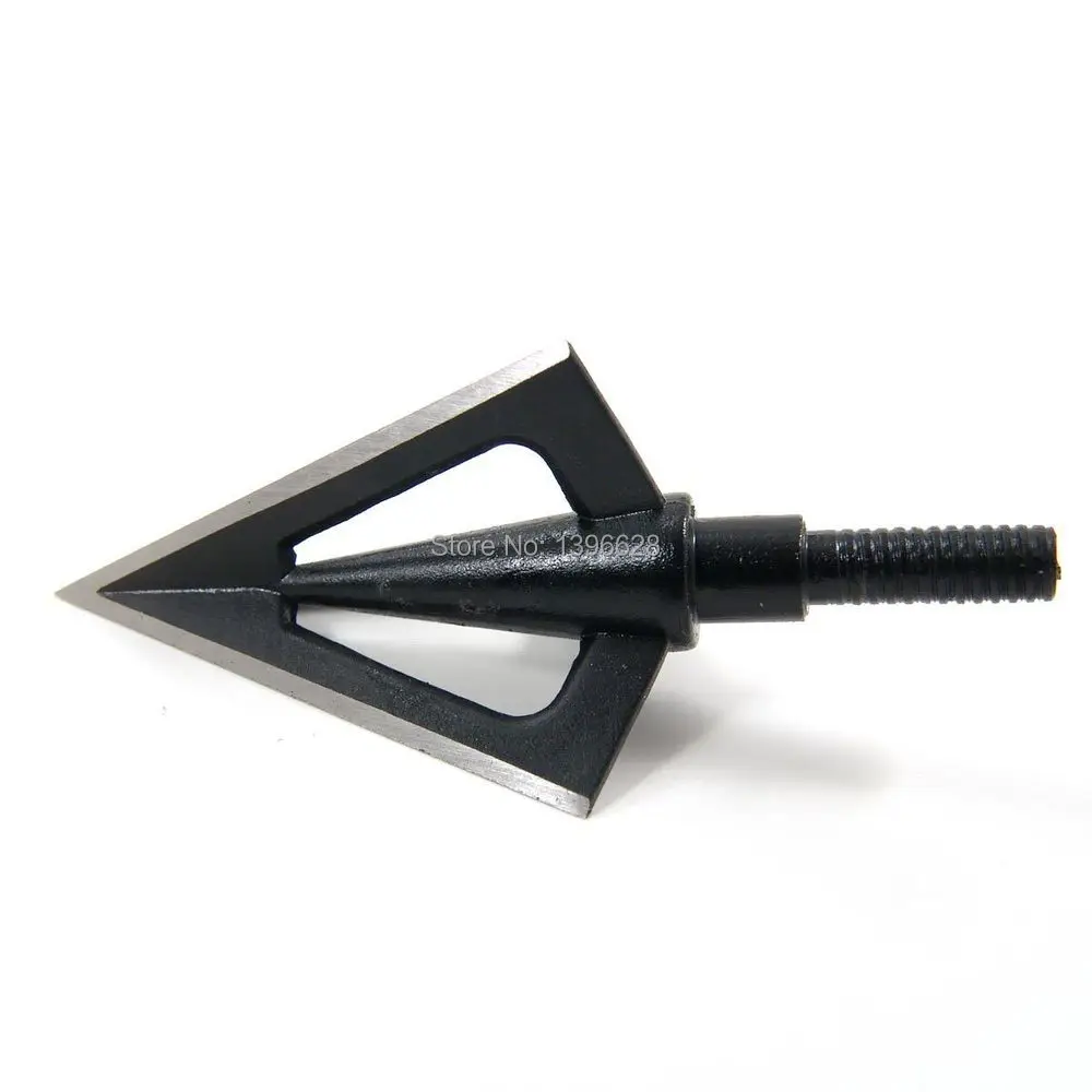 6pcs Metal 3 Fixed Sharp Blade Arrow Broadhead 100 grain Hunting ...