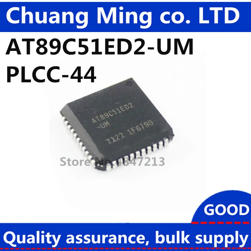 AT89C51ED2 SLSUM AT89C51ED2 AT89C51 PLCC44, 10 unids/lote, envío gratis ...