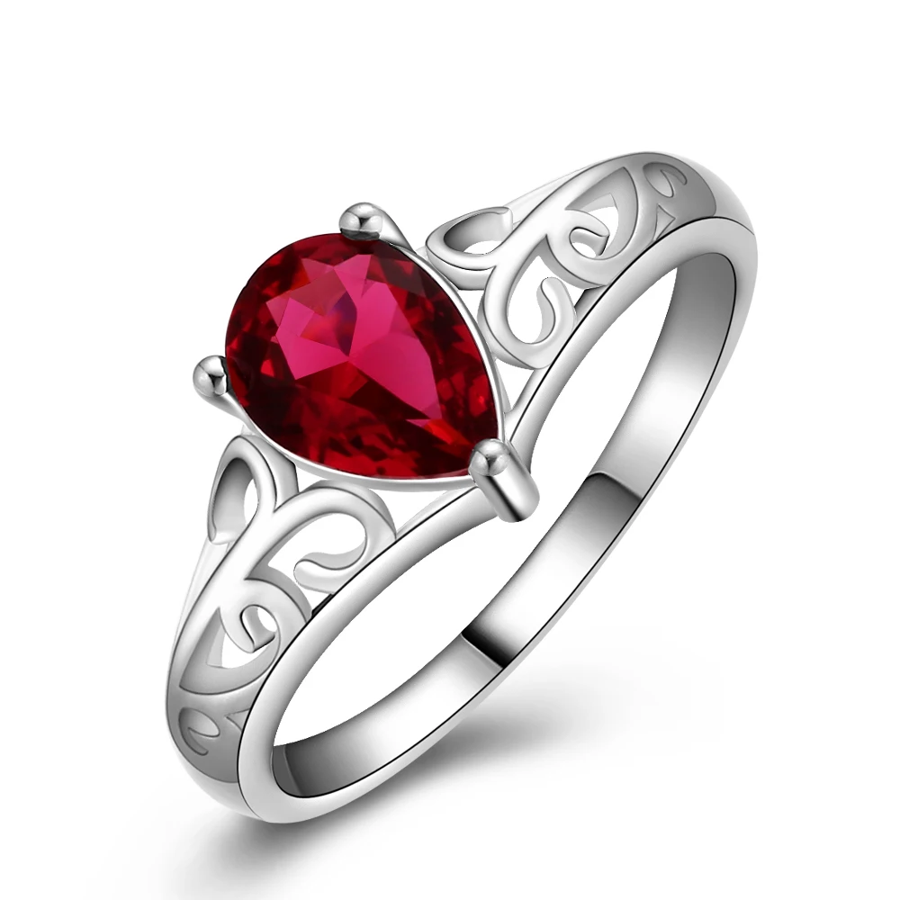 Aliexpress.com : Buy Luxurious Red Jewelry Wedding Ring for Women ...
