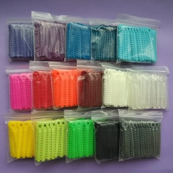 Braces Wire Dental Orthodontic Ligature Ties - 1000 Pcs In 23 Assorted ...