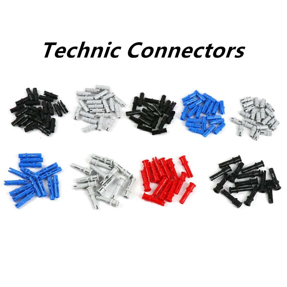 Bulk-Technical-Part-Connector-Pin-Peg-Cross-Axle-Building-Blocks-Toy ...