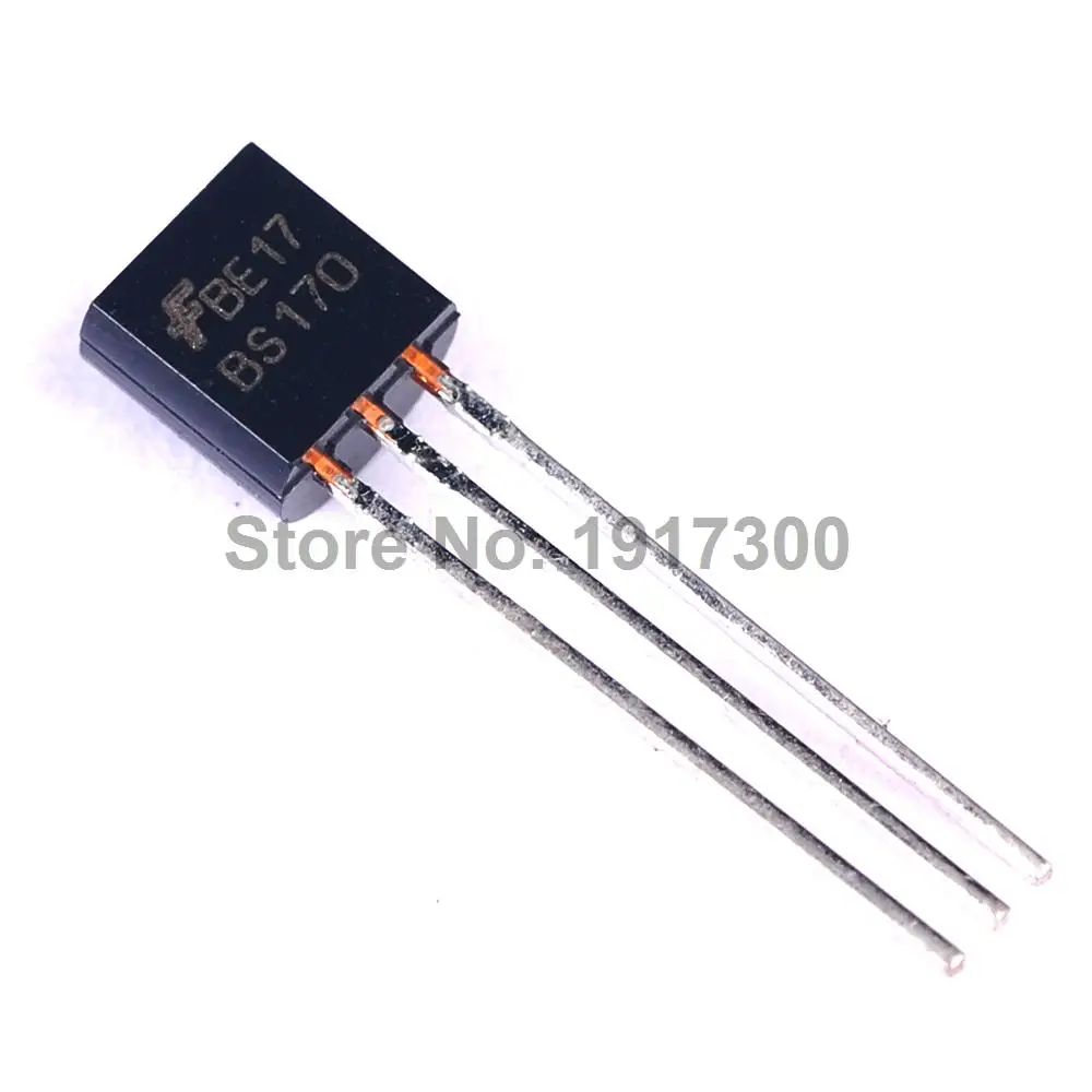 100PCS BS170 MOSFET N Channel 60V 50mA TO 92|n-channel|n-channel mosfet ...