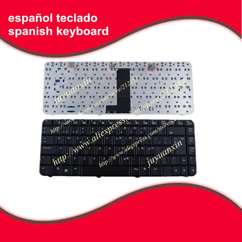 Spanish keyboard For HP CQ50 BLACK Cuaderno de teclado Repair Computer ...