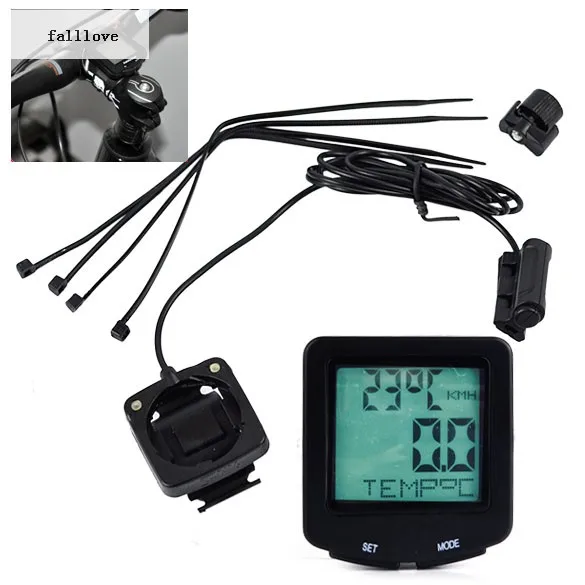 2014 New Arrival Hot Digital Cycling Bike Bicycle Wired Cycle Odometer ...