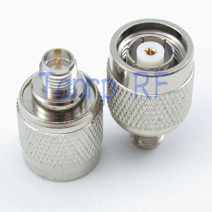 Cable adaptador de conector coaxial RF recto RP TNC macho a RP SMA hembra|plug adapter connector ...