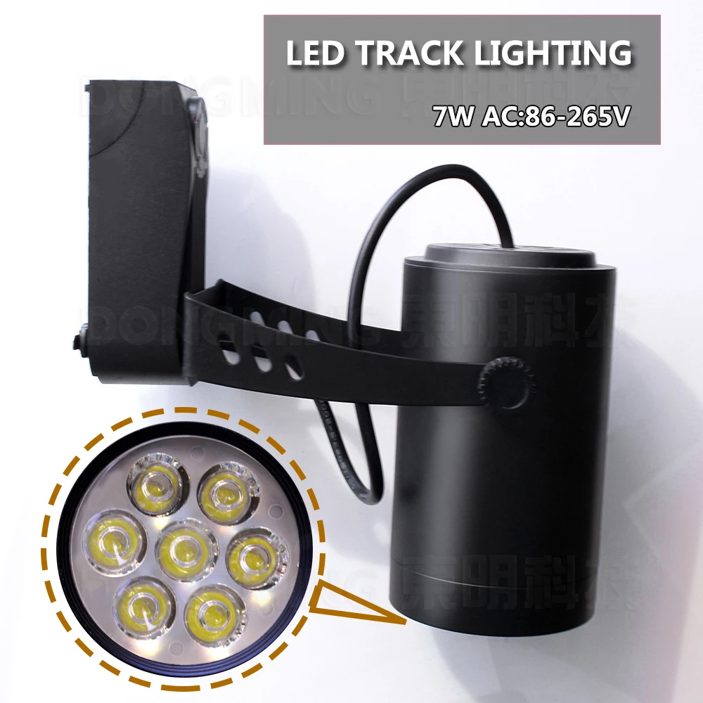 LED Track Lighting 7W LED track light AC 85 265V white/warm white red ...