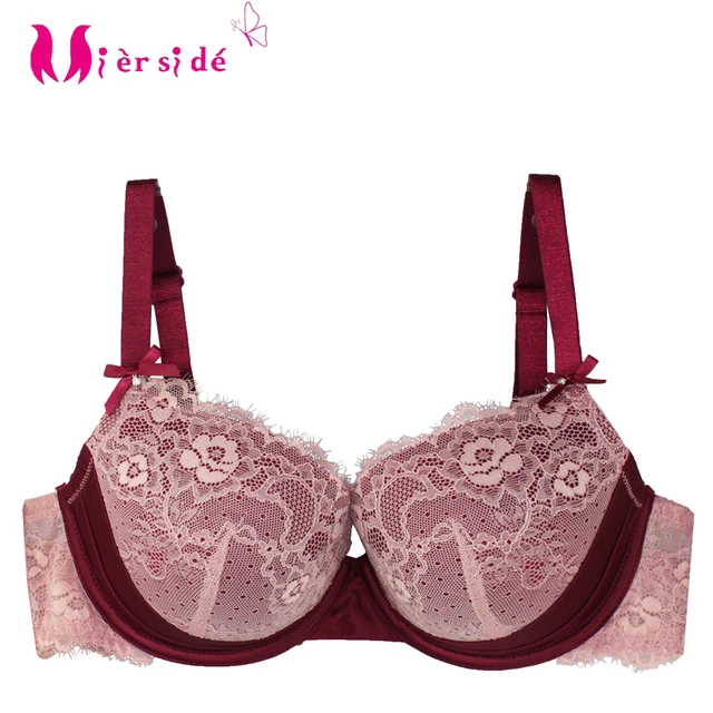 Mierside 1681 2 Color New Style 2017 Fashion Big Size Bra Plus Push Up