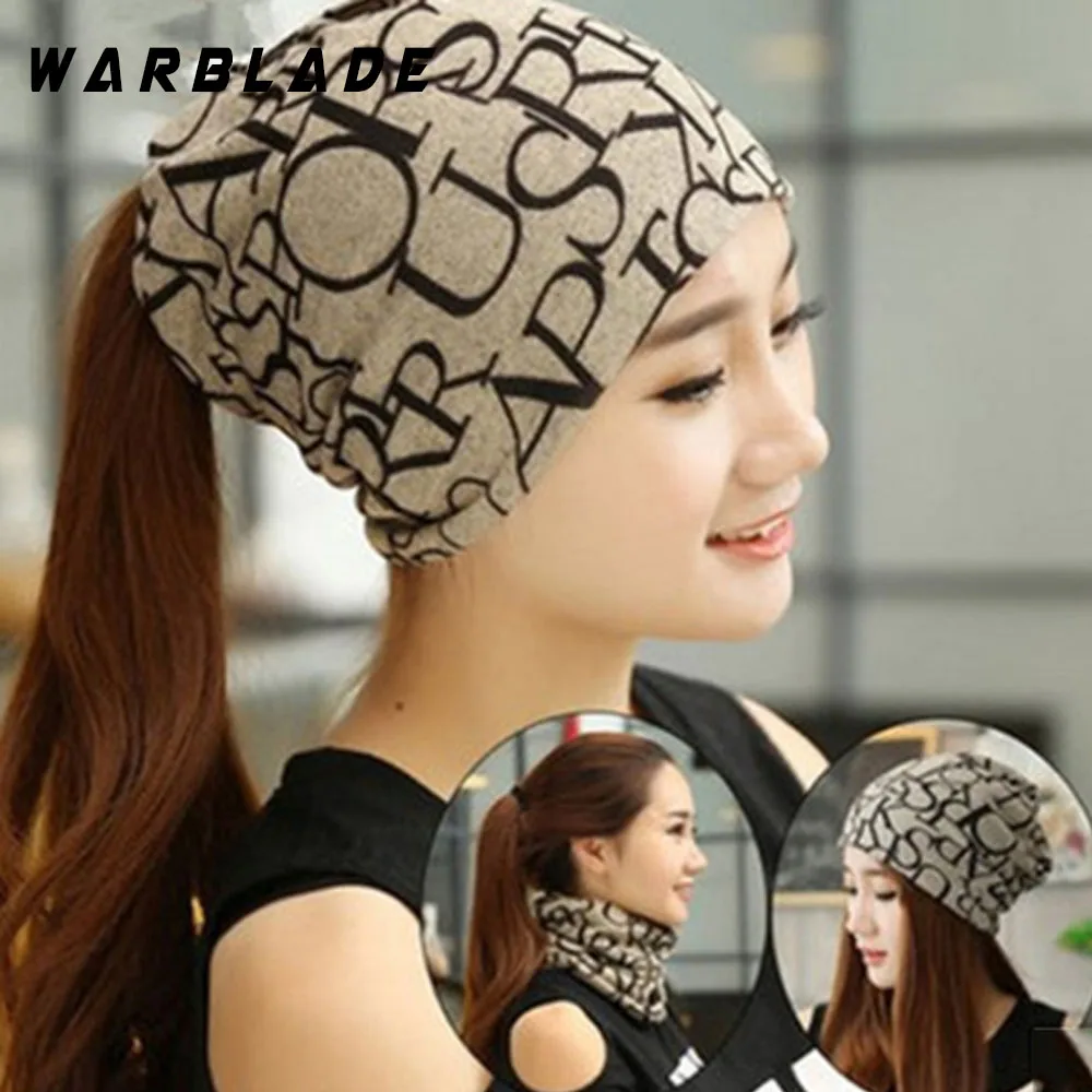 Korean Women Spring Autumn Winter Warm Cover Headgear Beanies Winter ...