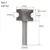 1pcs Half Round Side Cutter Bit Router Bit 12.7mm/6.35mm Shk ...