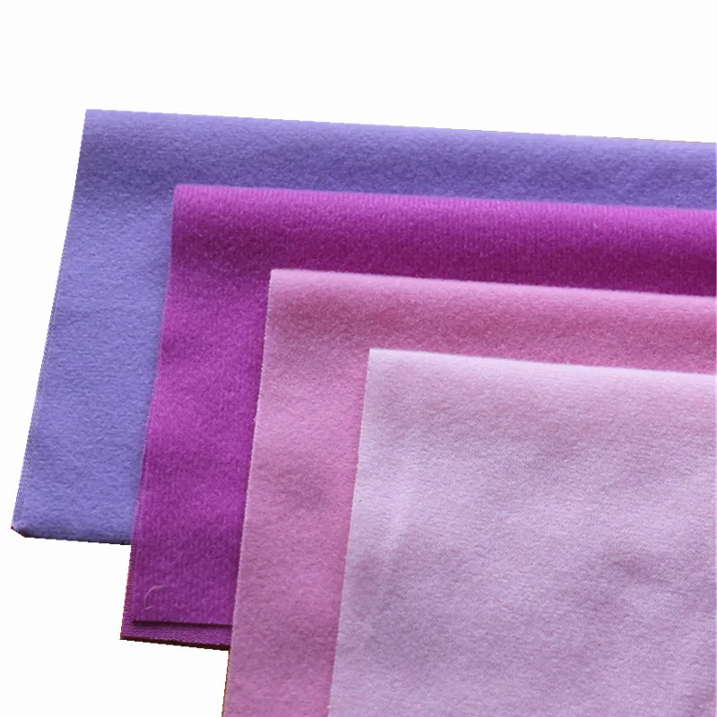 Polyester Loop Fleece Fabric can Hook Brushed Skin Color Velboa Velvet ...