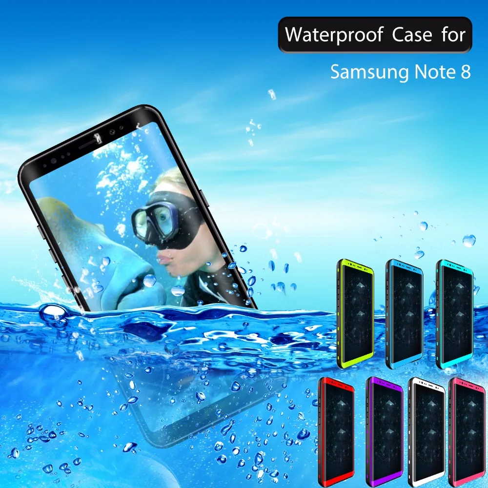 Waterproof Diving Photograph Case Cover for Samsung Galaxy Note 8 Water ...