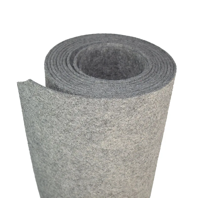 Wholesale 3mm Thick Gray Felt Fabric Polyester non woven Hard DIY wall ...
