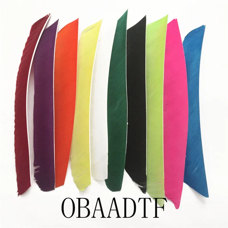 1000pcs 18~25cm Multicolor Full Length Real Turkey Feather For Archery ...