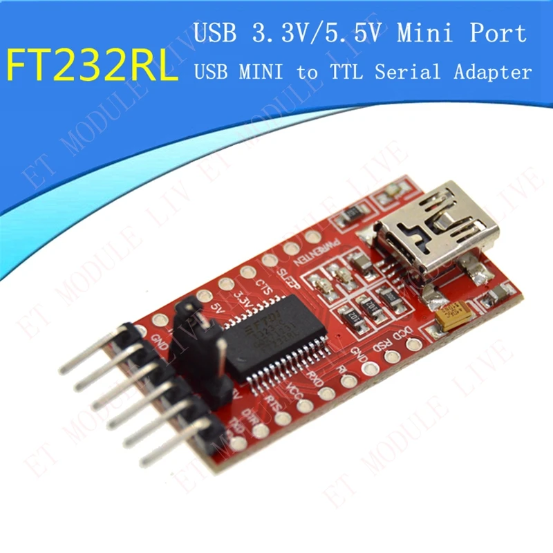 MH ET LIVE FT232RL FT232 FTDI USB 3.3V 5.5V to TTL Serial Adapter ...