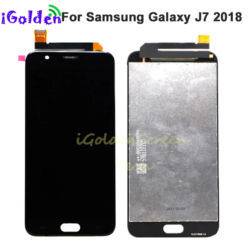 J737 Super Amoled 5.5 인치 삼성 갤럭시 J7 2018 lcd 디스플레이 터치 스크린 디지타이저 어셈블리, 삼성 ...