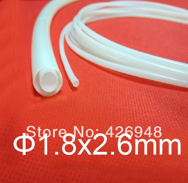 ID 1.8mm OD 2.6mm 10m Length PTFE ETFE FEP Tubing Tube Pipe hose,1.8x2 ...