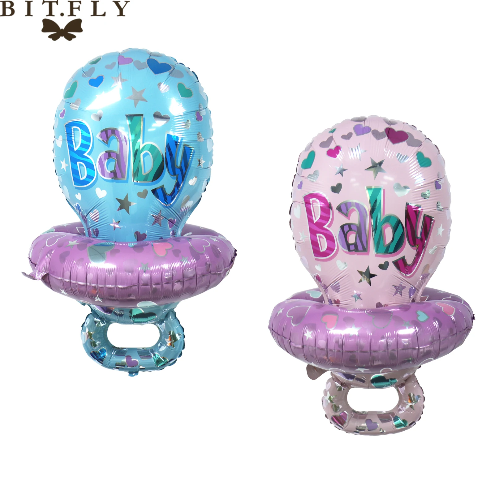 Baby Shower Decorations | Baby Pacifier Balloons | Foil Pacifier ...