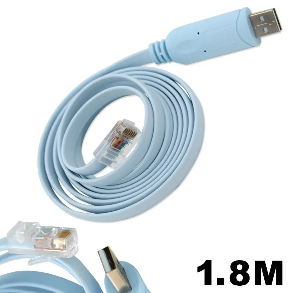 Usb Rs232 To Rj45 Serial Cable For Cisco 1000 1600 2500 2600 3600 ...
