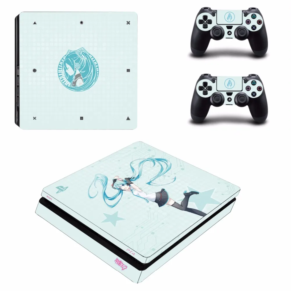 Hatsune Miku Tokisaki Kurumi Skin Sticker for PS4 Slim Console and ...