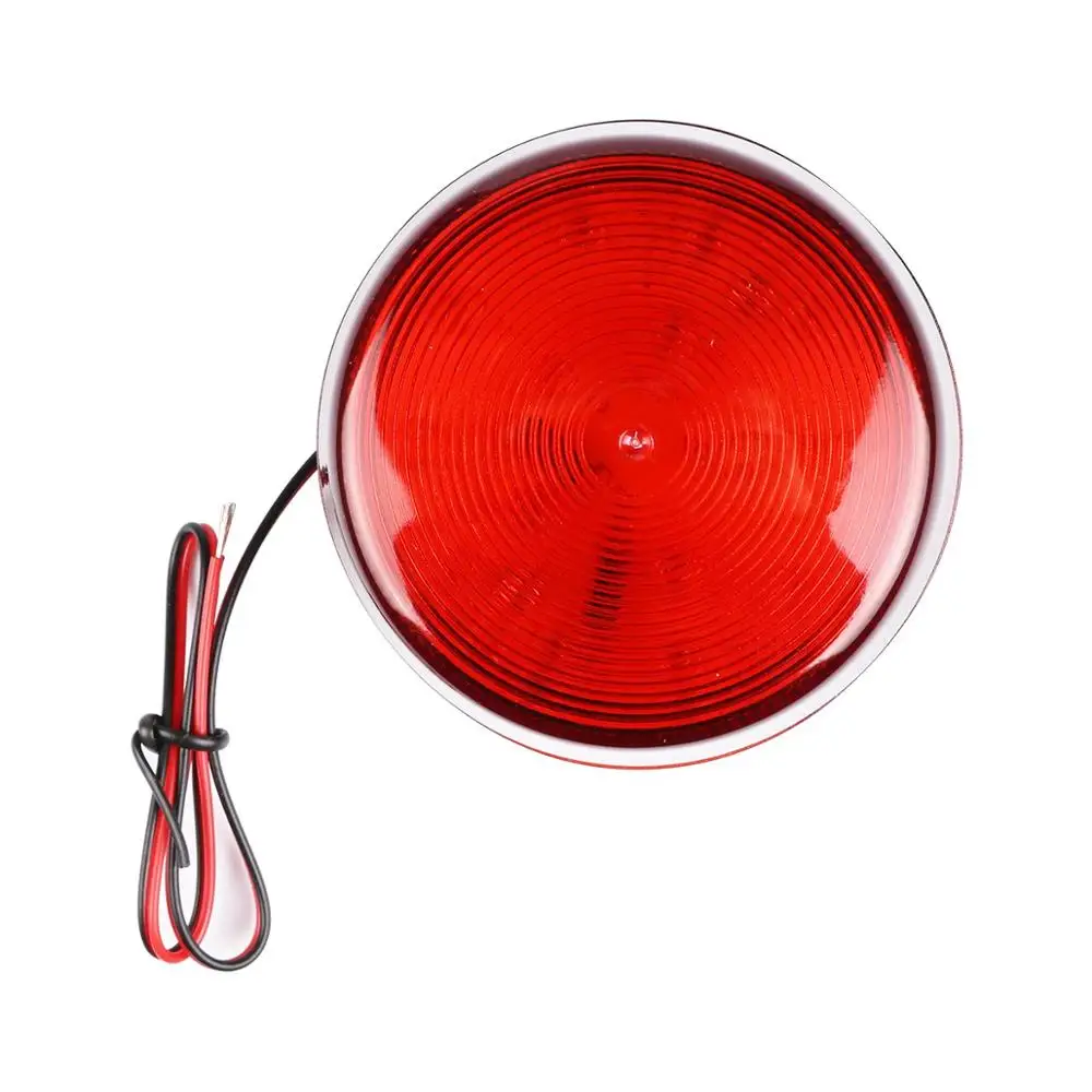 12V Security Alarm Strobe Signal Warn Warning Siren LED Lamp Flashing ...