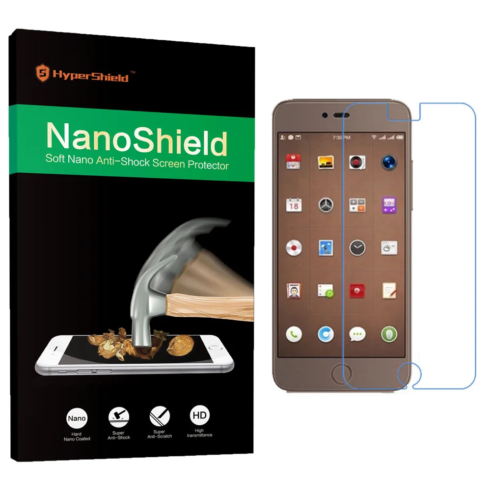 NanoShield Nano Nano De Cerámica + TPU Suave Protector de Pantalla Anti ...