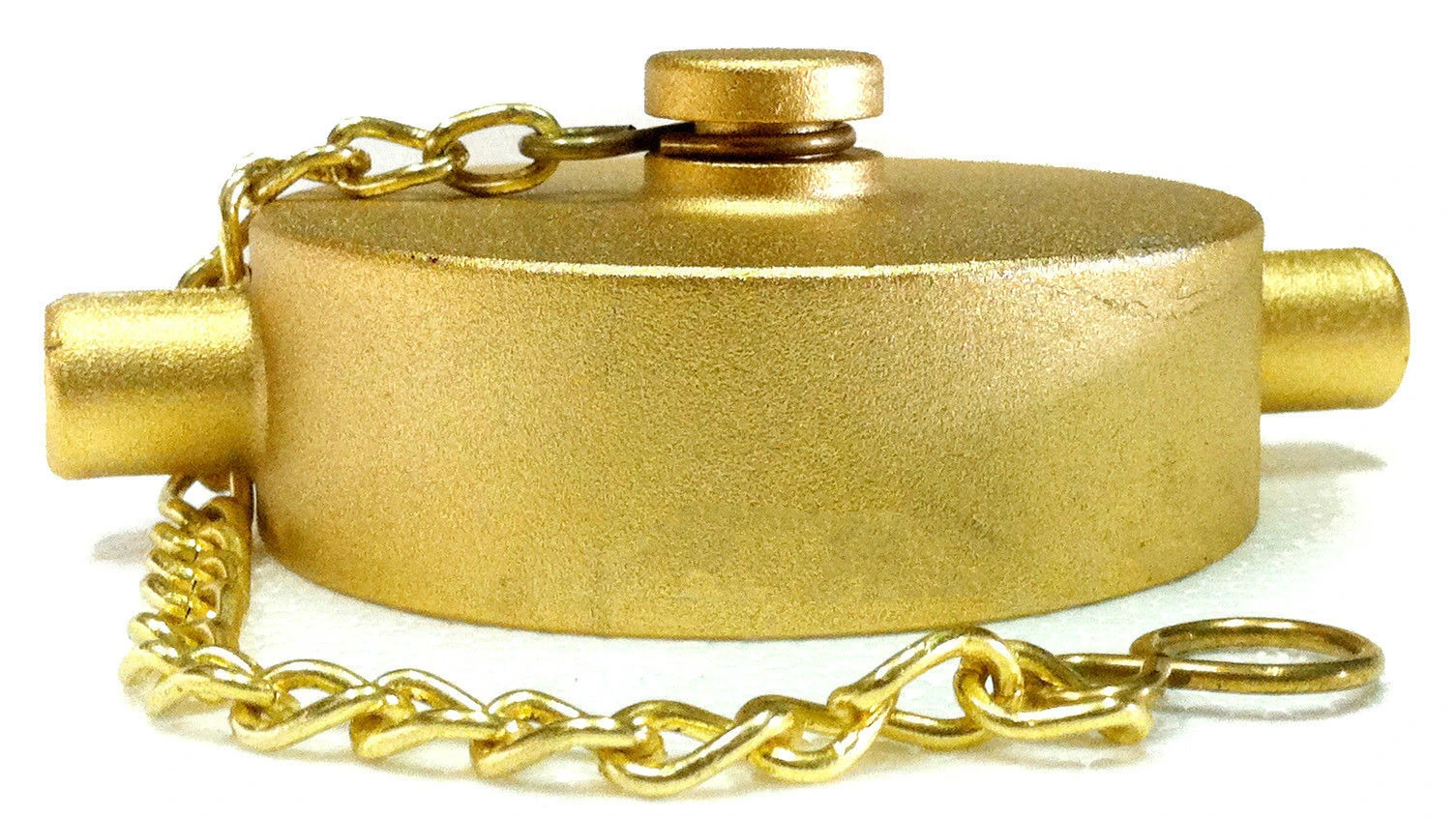 Cap and Chain Brass Plated Cast Aluminum for Fire Hose or Hydrants NPT ...