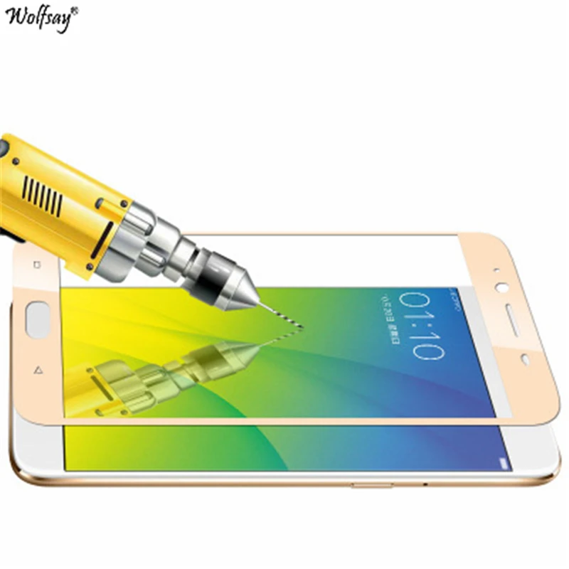 Wolfsay 2PCS For Glass OPPO R9S Screen Protector Tempered Glass For ...
