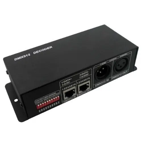 3 Channels Dmx-512 Decoder Converter For Rgb Led Lamp Light - Multi ...