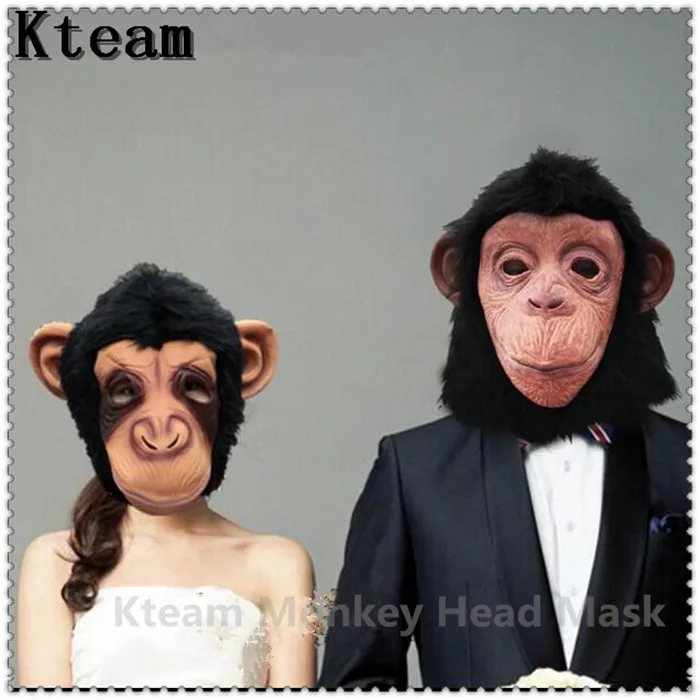 Hot-Super-Lovely-Monkey-Head-Mask-Full-Face-Adult-Mask-Halloween ...