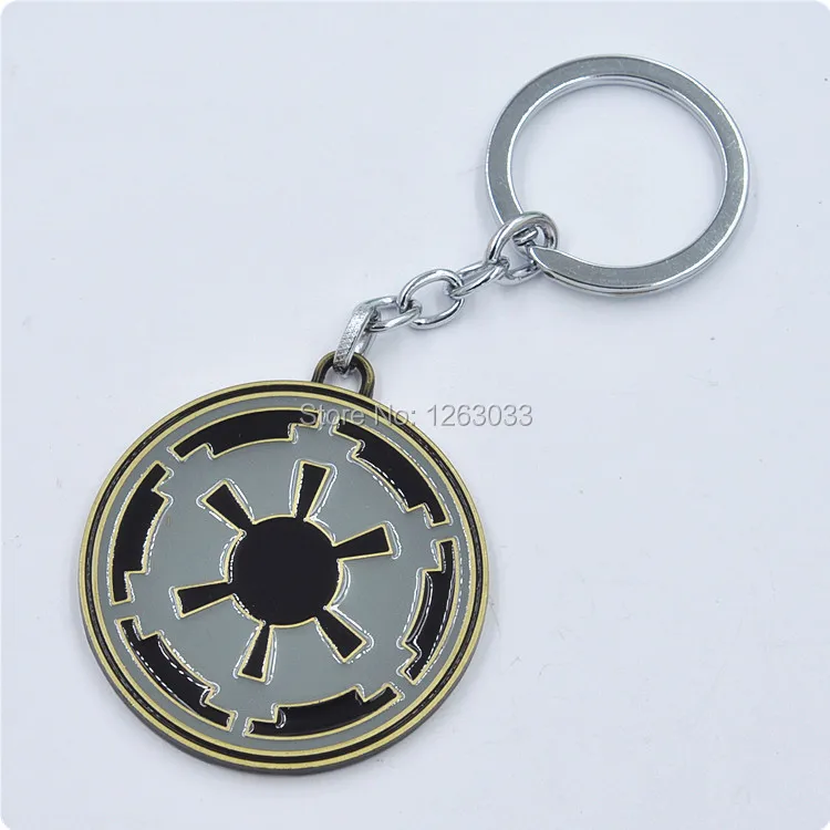 Free shipping new Euro American Movie Movie Star Wars Logo Pendant Key ...