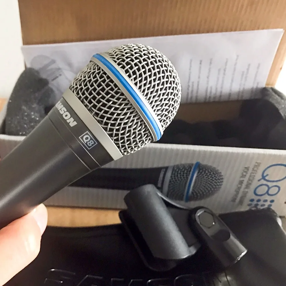 Updated New Original SAMSON Q8 Professional Dynamic Vocal Microphone ...