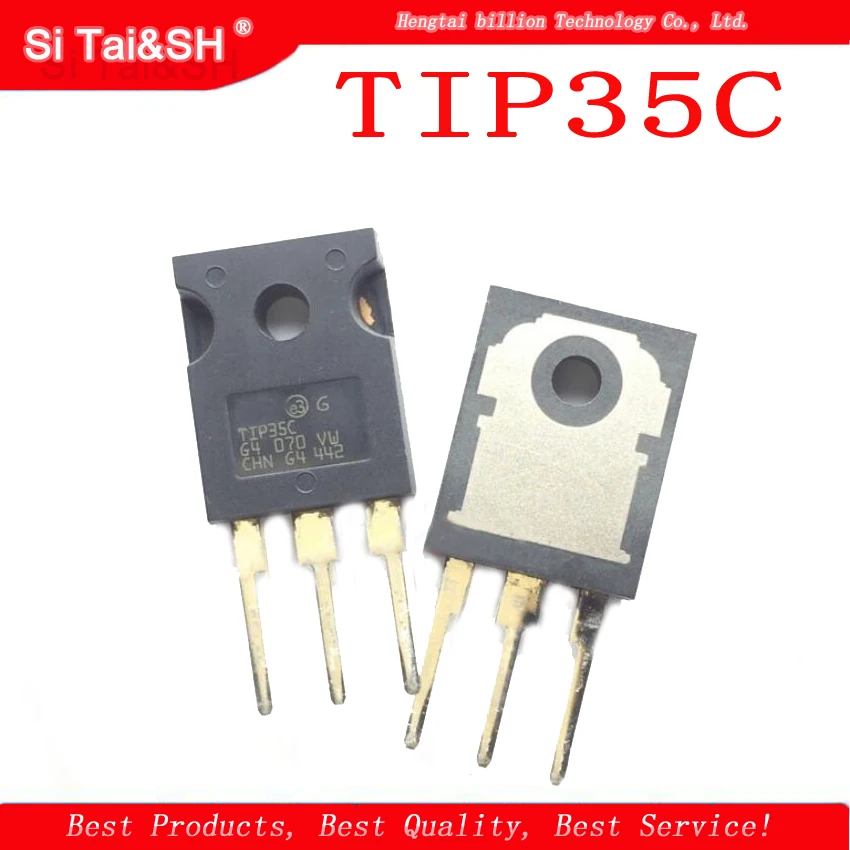 5PCS TIP35 TIP35C TIP35CW 25A 100V TO 3P TO 247 전원 튜브 NPN 채널 ...