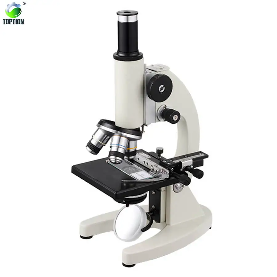 XSP 16A Monocular Biological Microscope 50X 1600X Laboratory Biological ...