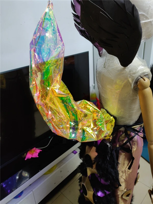 In stock! Anime prop 2019 LOL Ahri tail KDA Idol singer kda golden ...
