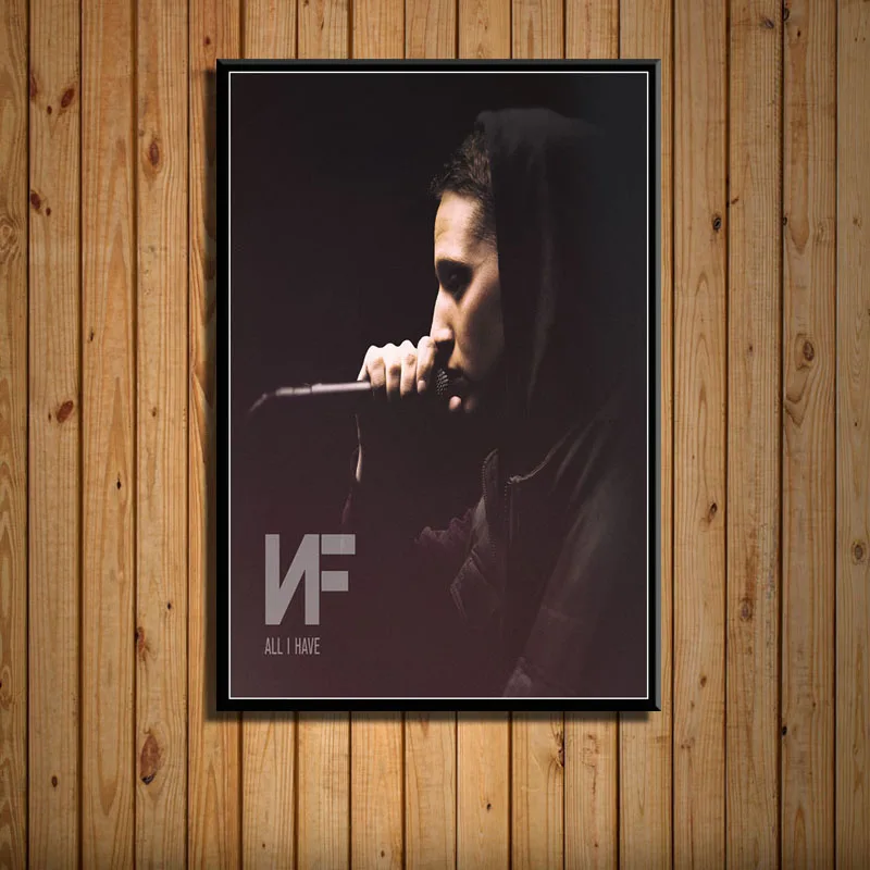 Posters and Prints NF Rapper Hip Hop Music Star Rap Singer Poster Wall ...