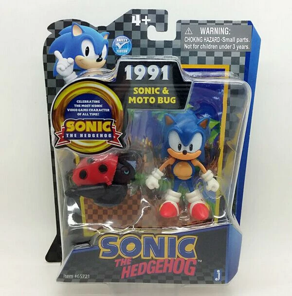 Jazwares SEGA SONIC THE HEDGEHOG nueva lindo 3 " colas knuckles figura ...