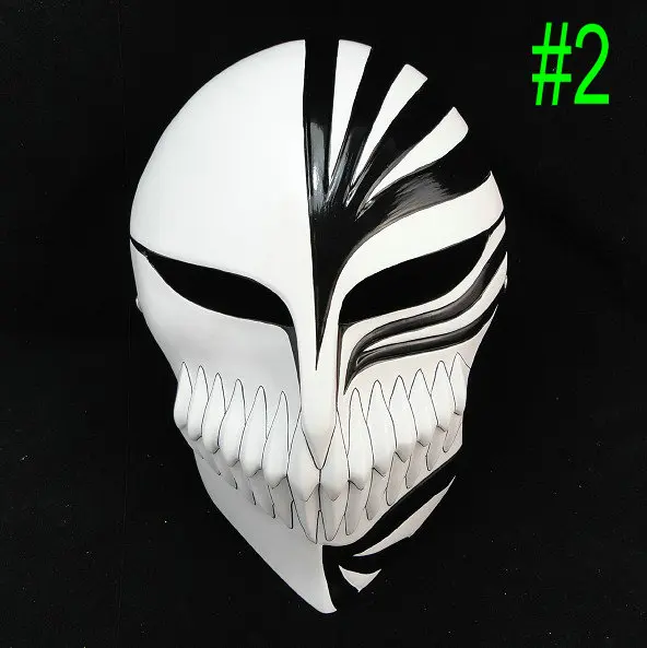 new Bleach Ichigo Kurosaki Resin Mask black/white halloween fancy ball ...