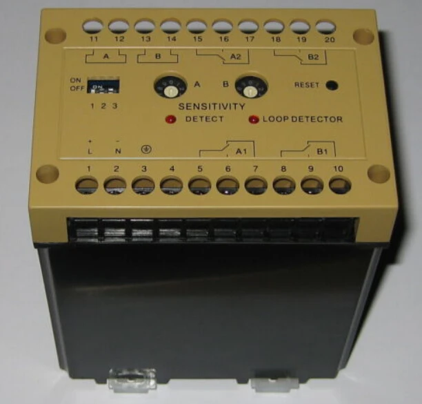 DLD 600 Dual Channel Traffic Inductive Loop Vehicle Detector 4 Switch ...