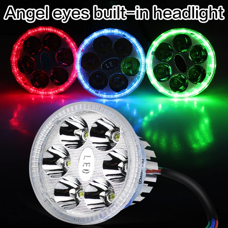 motorcycle headlight 1608 motorbike 8 80V 15W led light different ...