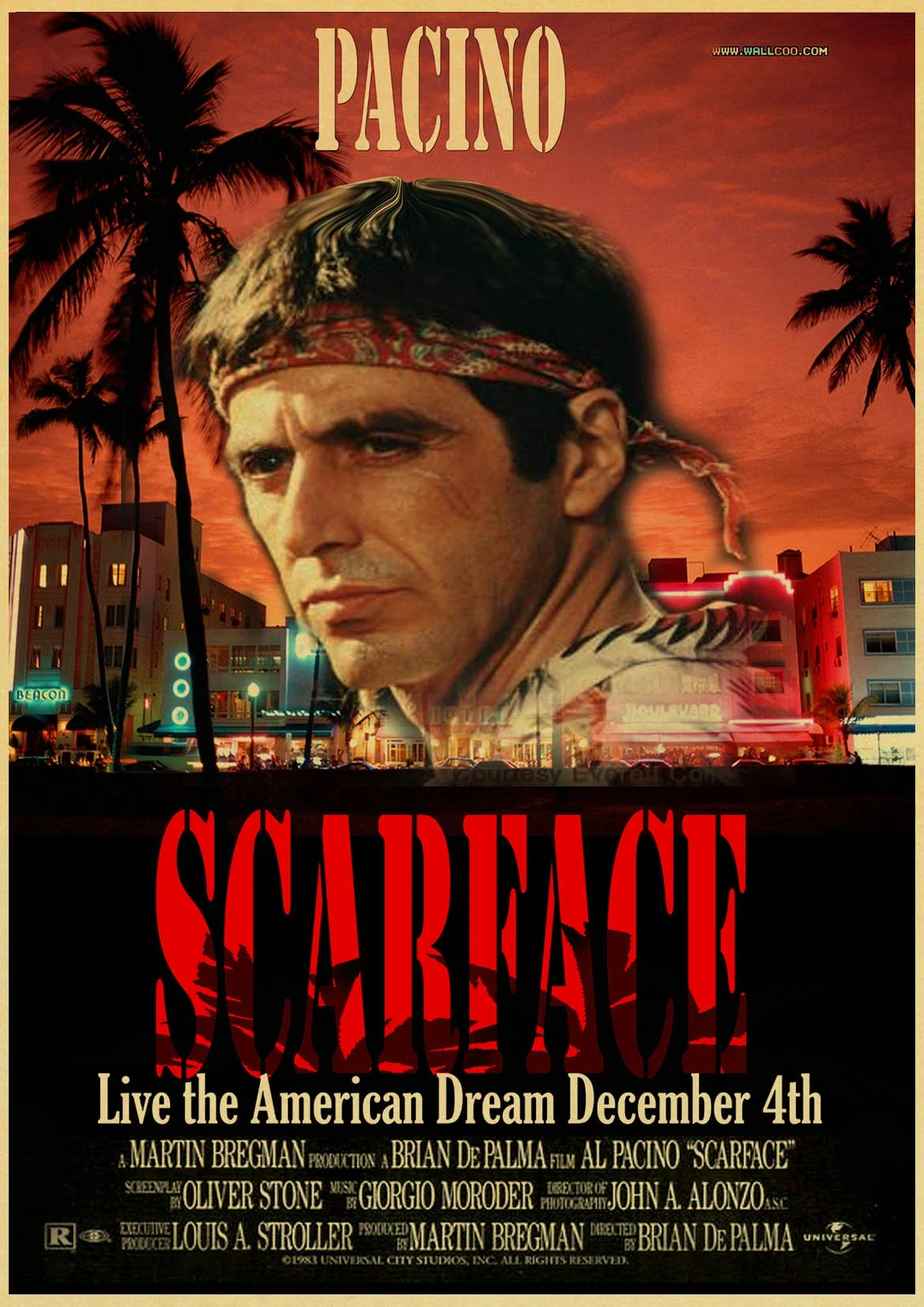Scarface Movie Poster 1983