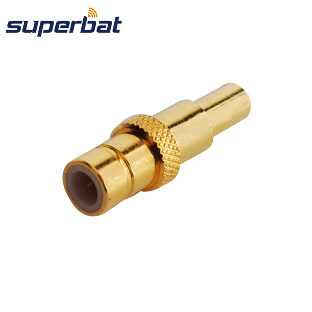 Superbat 75 Ohm RF Connector SMB Plug Male Straight Crimp Attachment ...