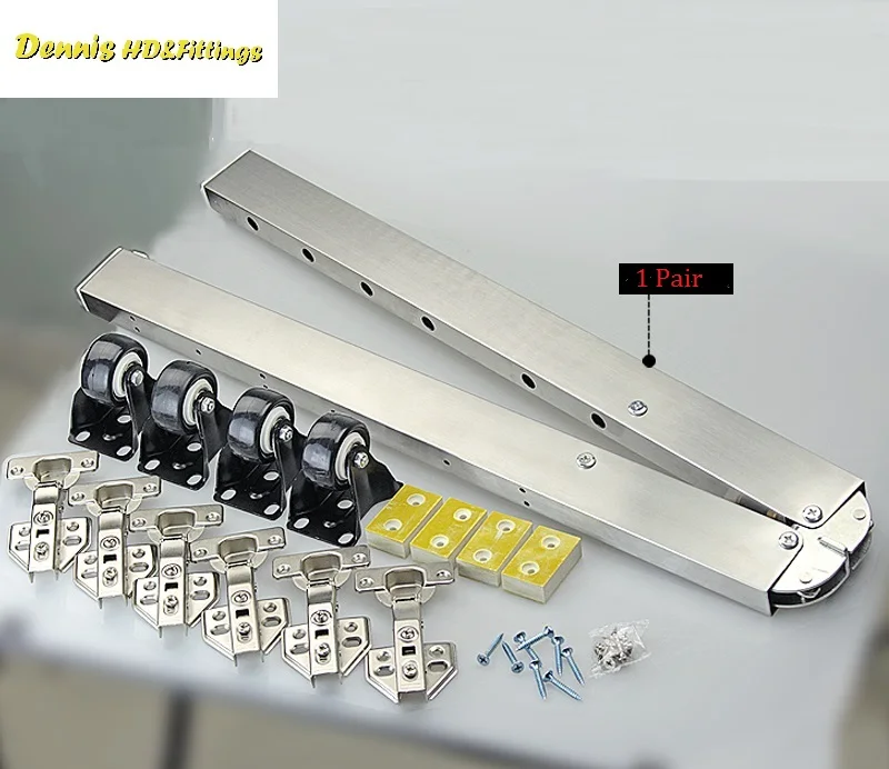 Folding Hinge Bracket Conceal Table Bench Pull out-in Cabinet Hinges ...