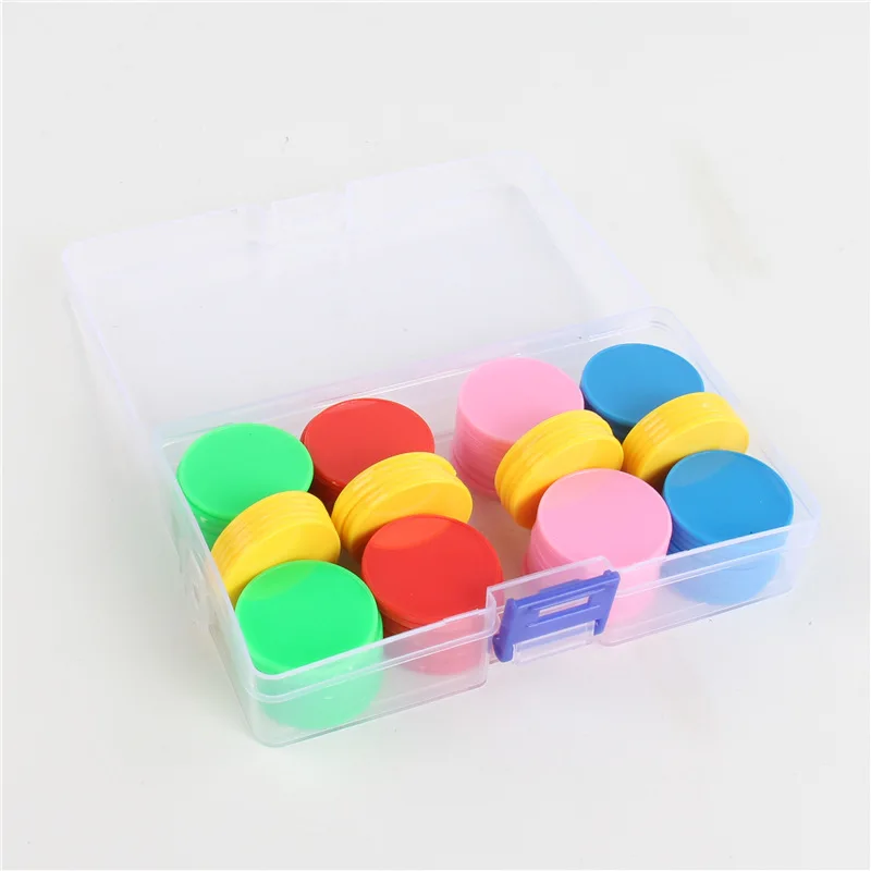 100pcs Children Counting Counter Colored Plastic Count Tools Kids ...