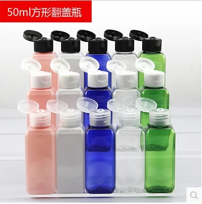 wholesale 50ml plastic bottle flip ml aliquots bottle bow square bottle ...