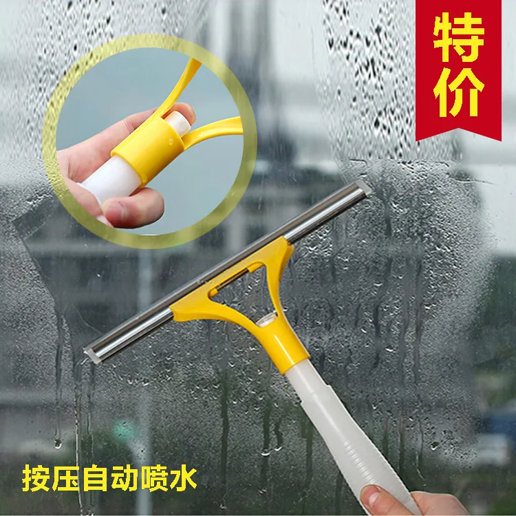 Window Cleaning Squeegee Blade Stainless Steel Wiper Cleaner Shower Car ...